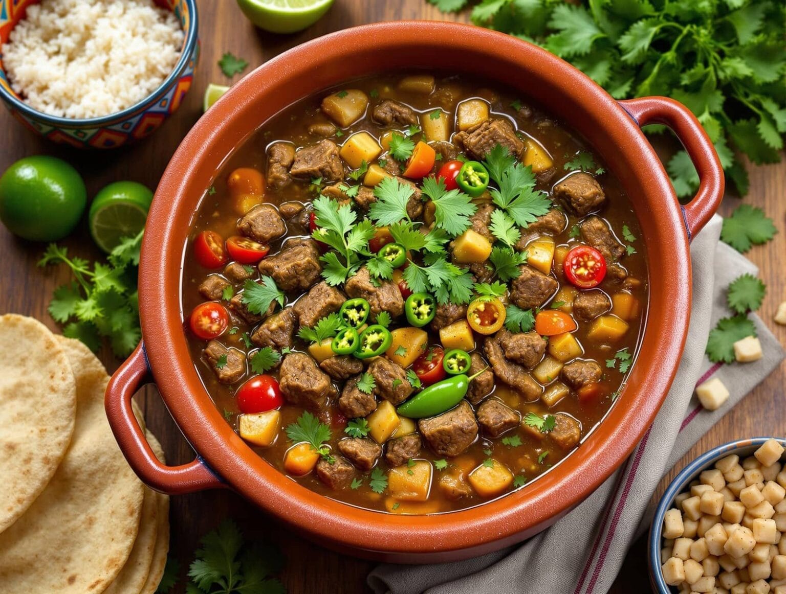 Authentic Mexican Green Chili Beef Recipe